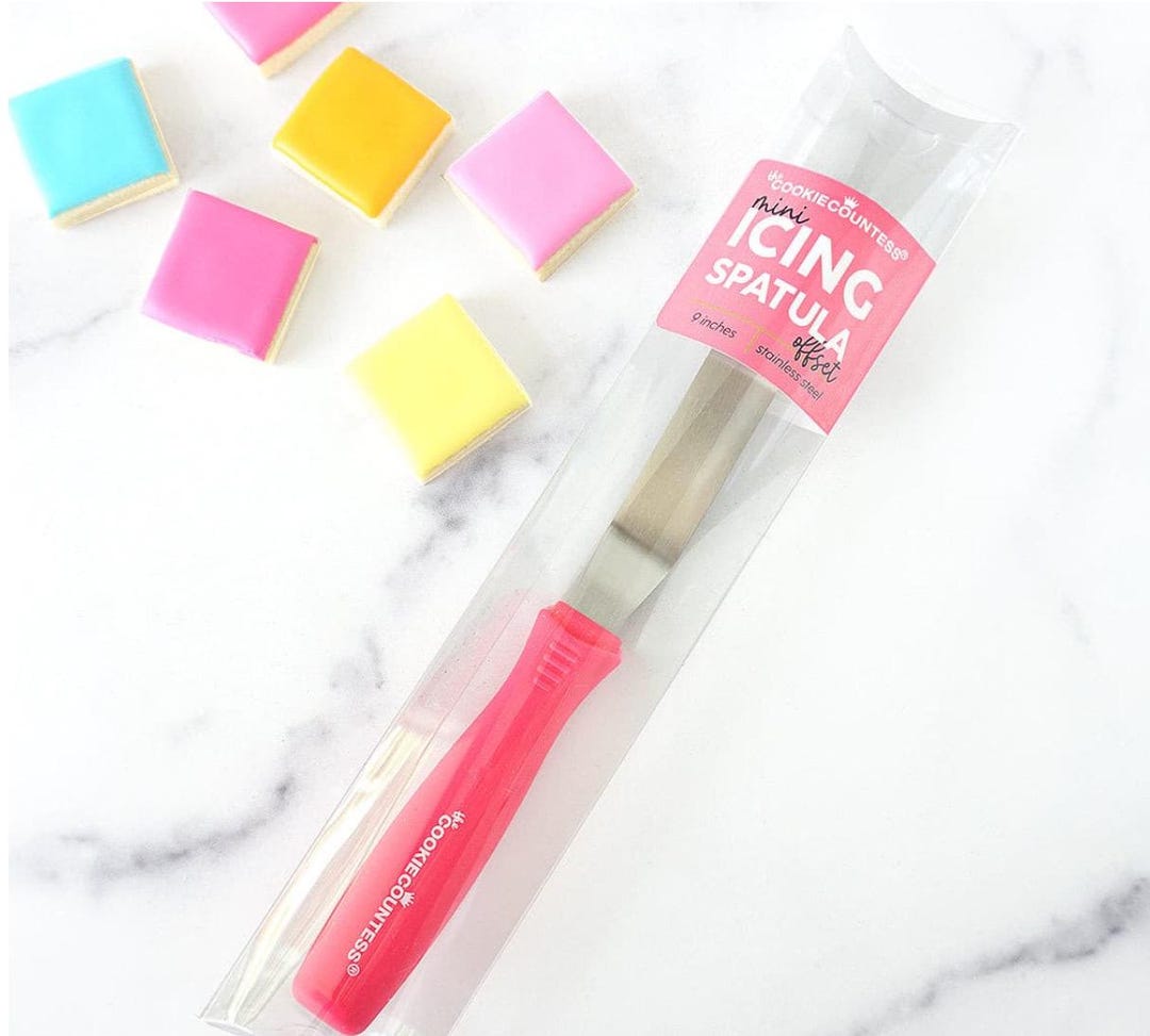 The Cookie Countess - Mini Icing Spatula Offset 9" - Cookie Decorating ...
