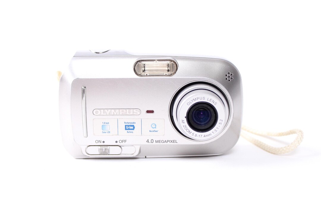 Vintage Olympus C-470 Zoom 4MP Digital Camera With 3x Optical Zoom ...