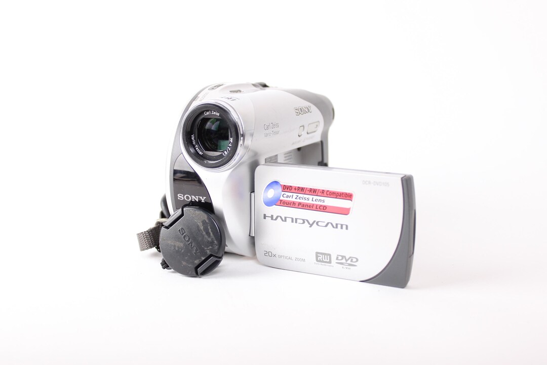 Sony Handycam DCR-DVD105 Camcorder - Retro 2000s DVD Recorder - Etsy