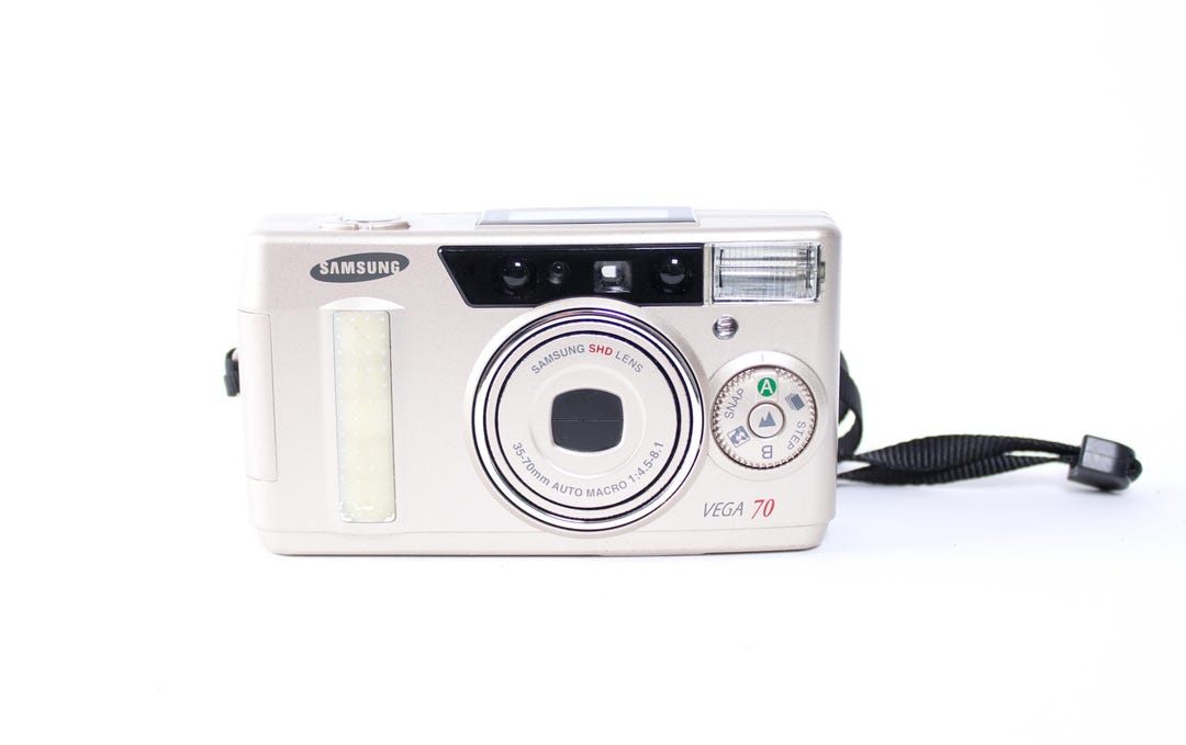 Vintage Film Camera Samsung VEGA 70 35mm Autofocus Point & Shoot - Etsy