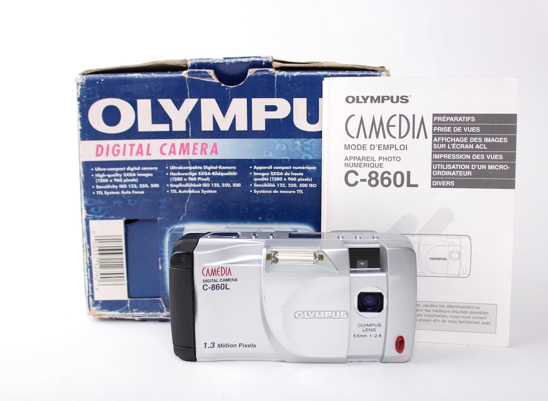 Vintage Olympus C-860L Digital Camera, Early 1.3MP Point & Shoot - Etsy