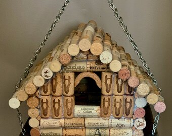 Wine Cork Birdhouse | Etsy