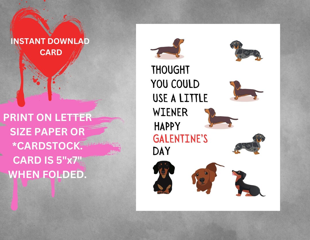 Valentines Card, V-day, Galantines, Friend, for Her, Cute, Funny, Fun ...