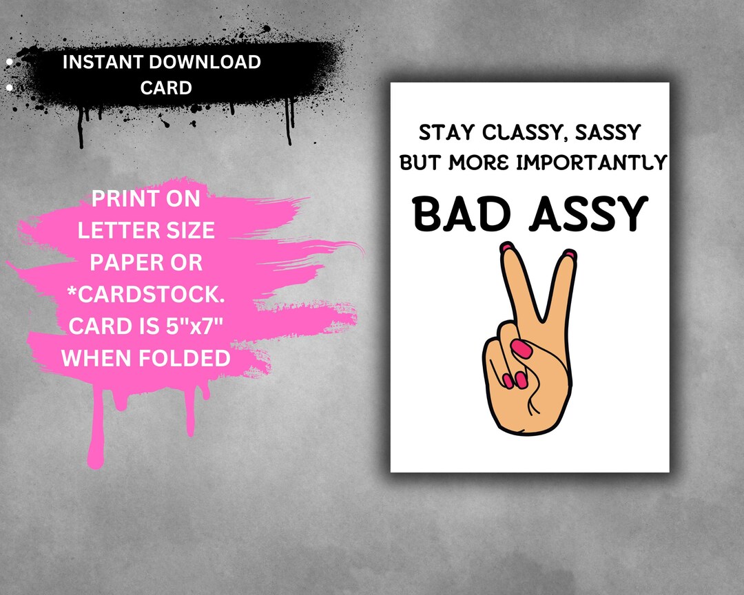 Digital Card, Motivation Card, Card for Friend, Download, Printable ...
