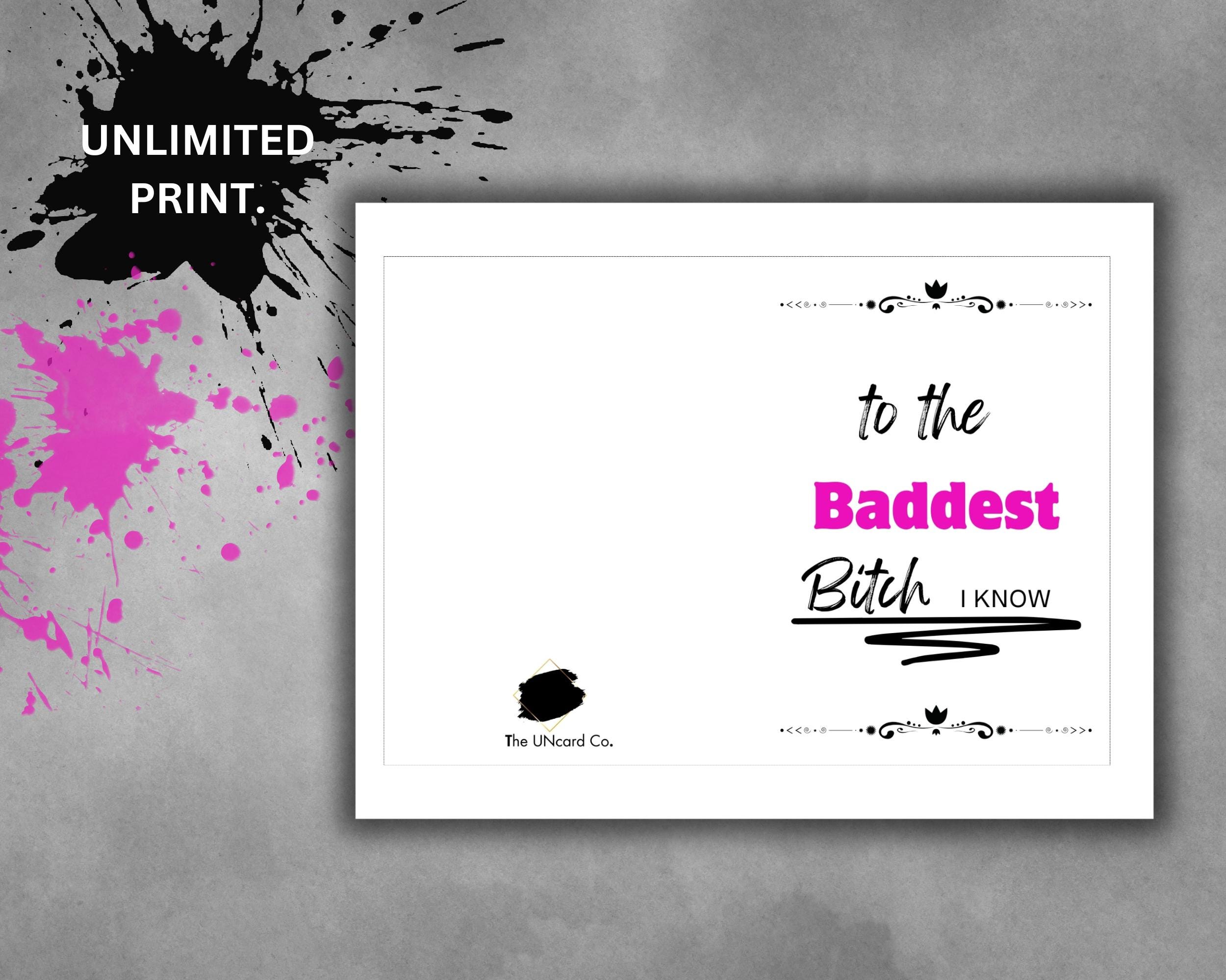 Printable Card, Friend Card, Card for Her, Motivation Card, Just ...