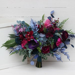 Magenta Bouquet - Etsy