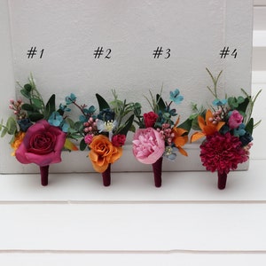 Jewel-tone Wedding Emerald Green Orange Magenta Teal Flowers Boho ...