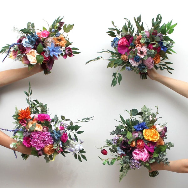 Fuchsia Bouquet - Etsy