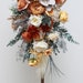 Floral Arch Arrangement Rust Ivory Gray Yellow Boho Wedding - Etsy