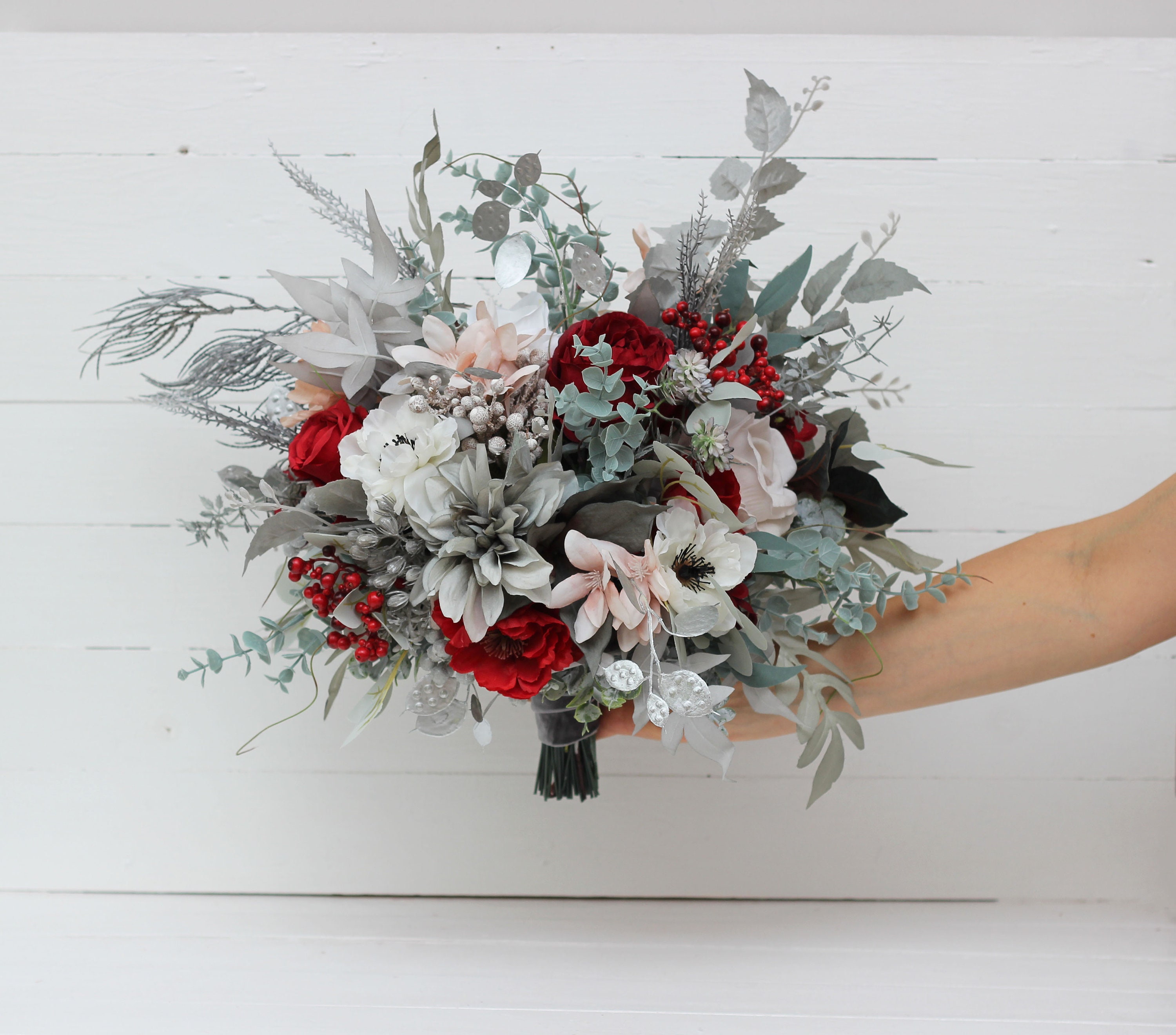 Silver Flower Bouquet