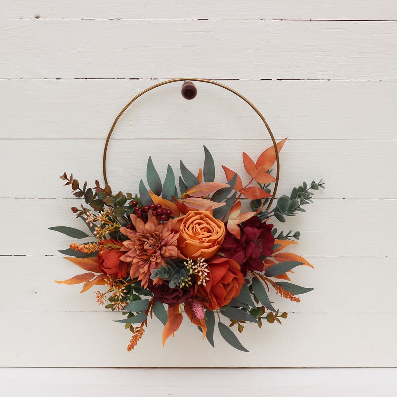 Floral Hoops - Etsy