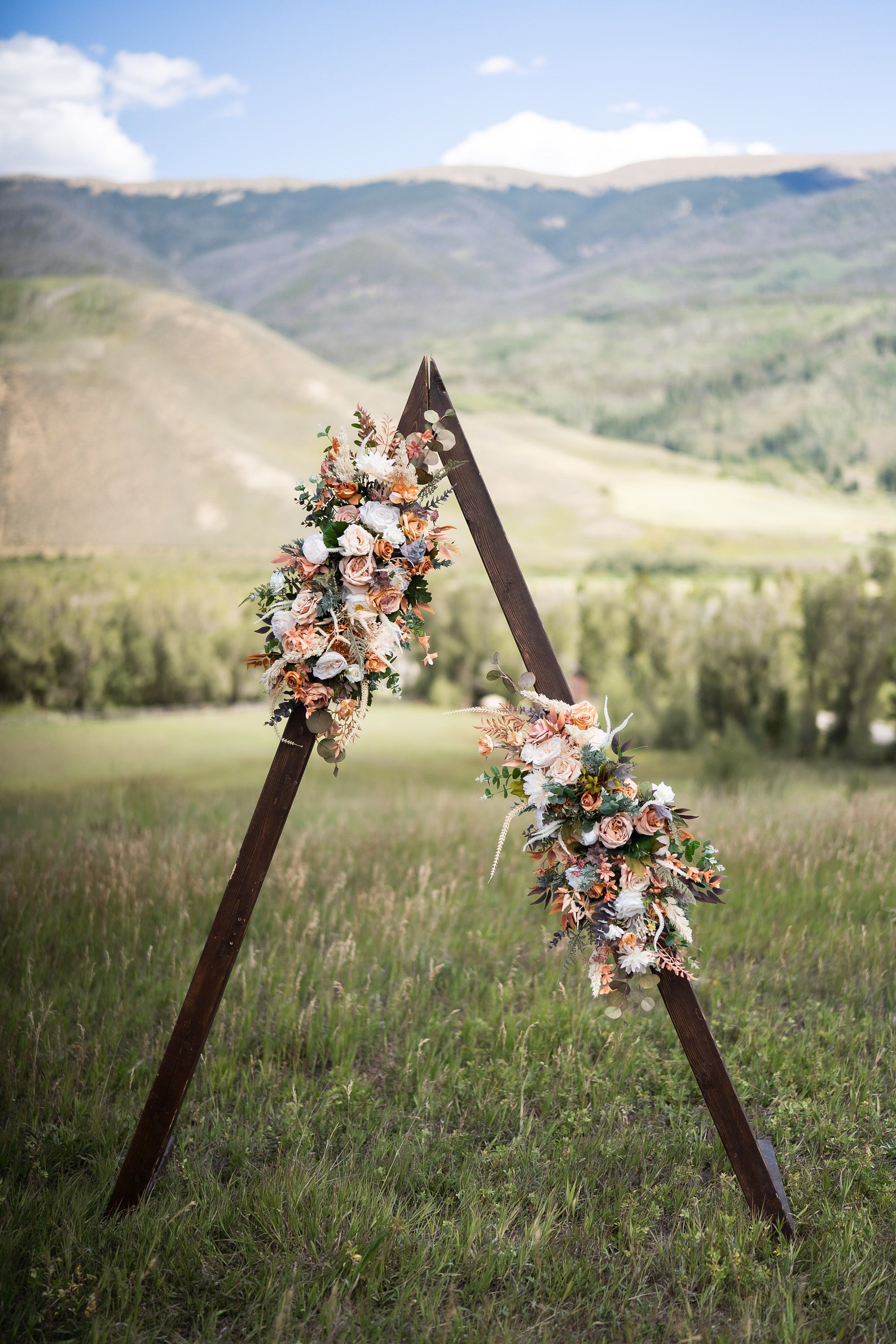 Terracotta Cream Arch Arrangement Arch Flowers Fall Wedding - Etsy