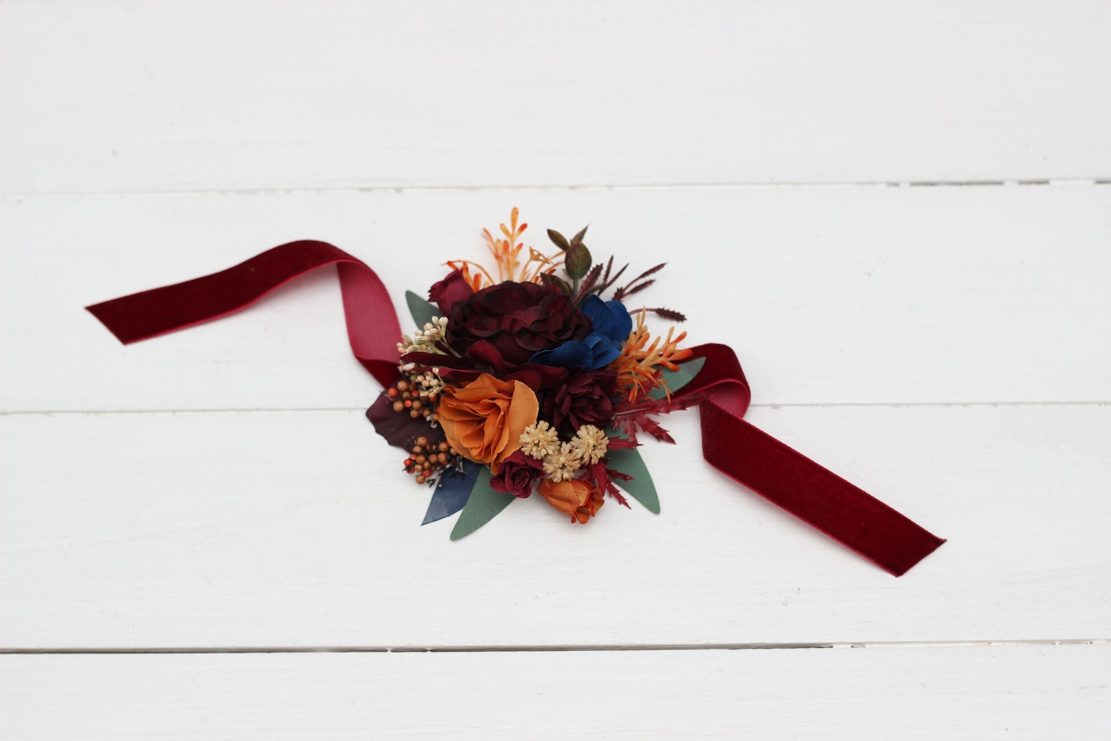 Rust Orange Burgundy Navy Blue Flowers Burgundy Fall Wedding - Etsy