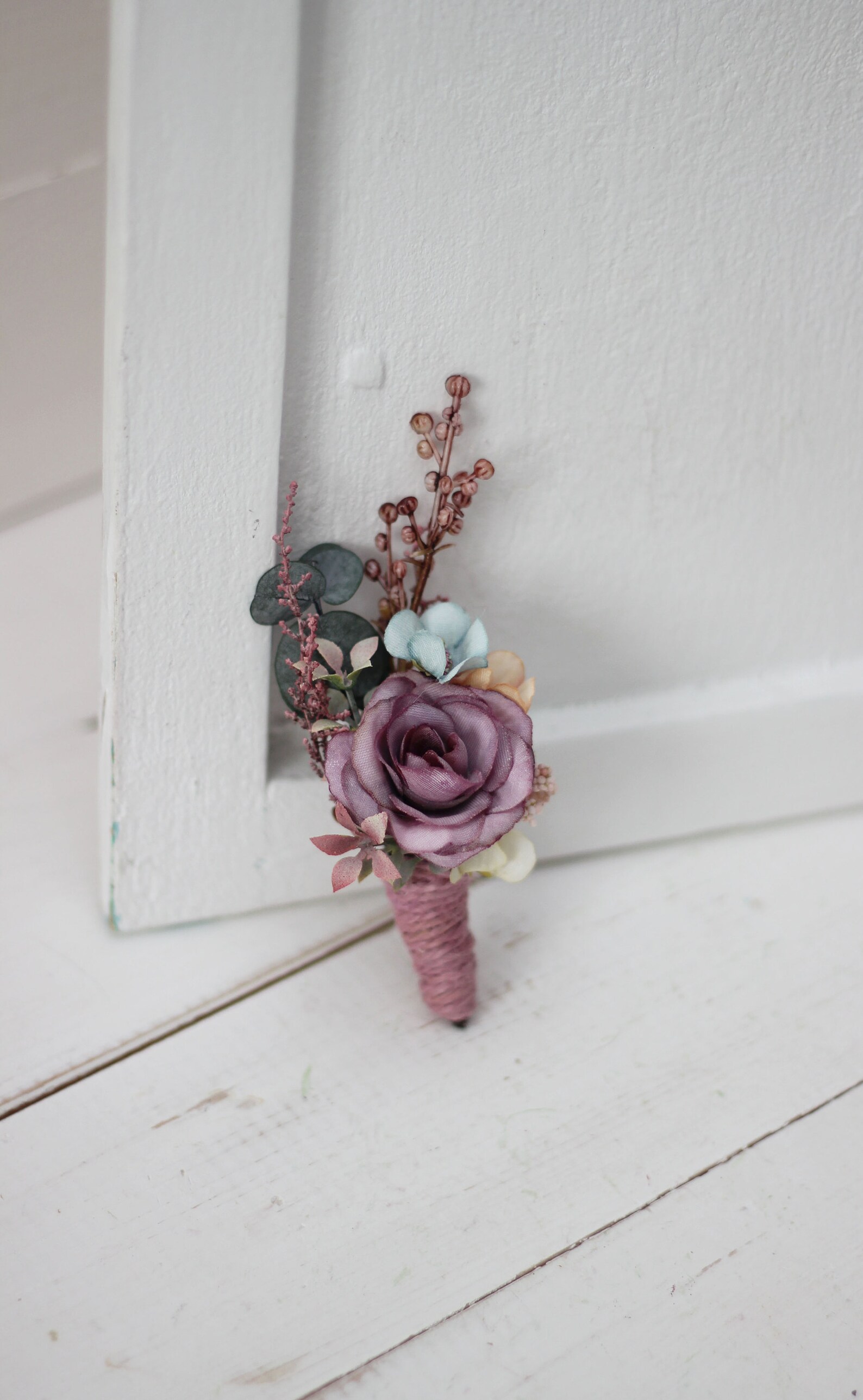 One Boutonniere Groom Wedding Accessories Groomsmen Buttonhole Wedding ...