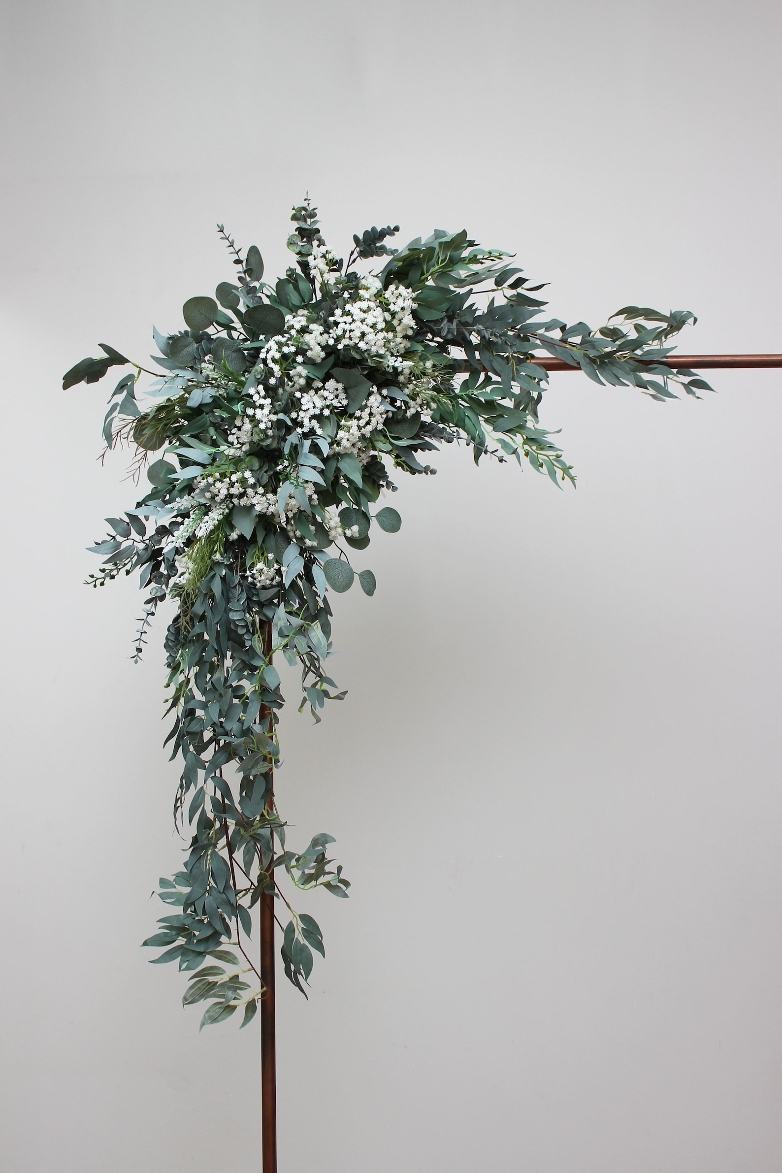 Baby's Breath Greenery Arch Arrangement Flower Arch Top - Etsy