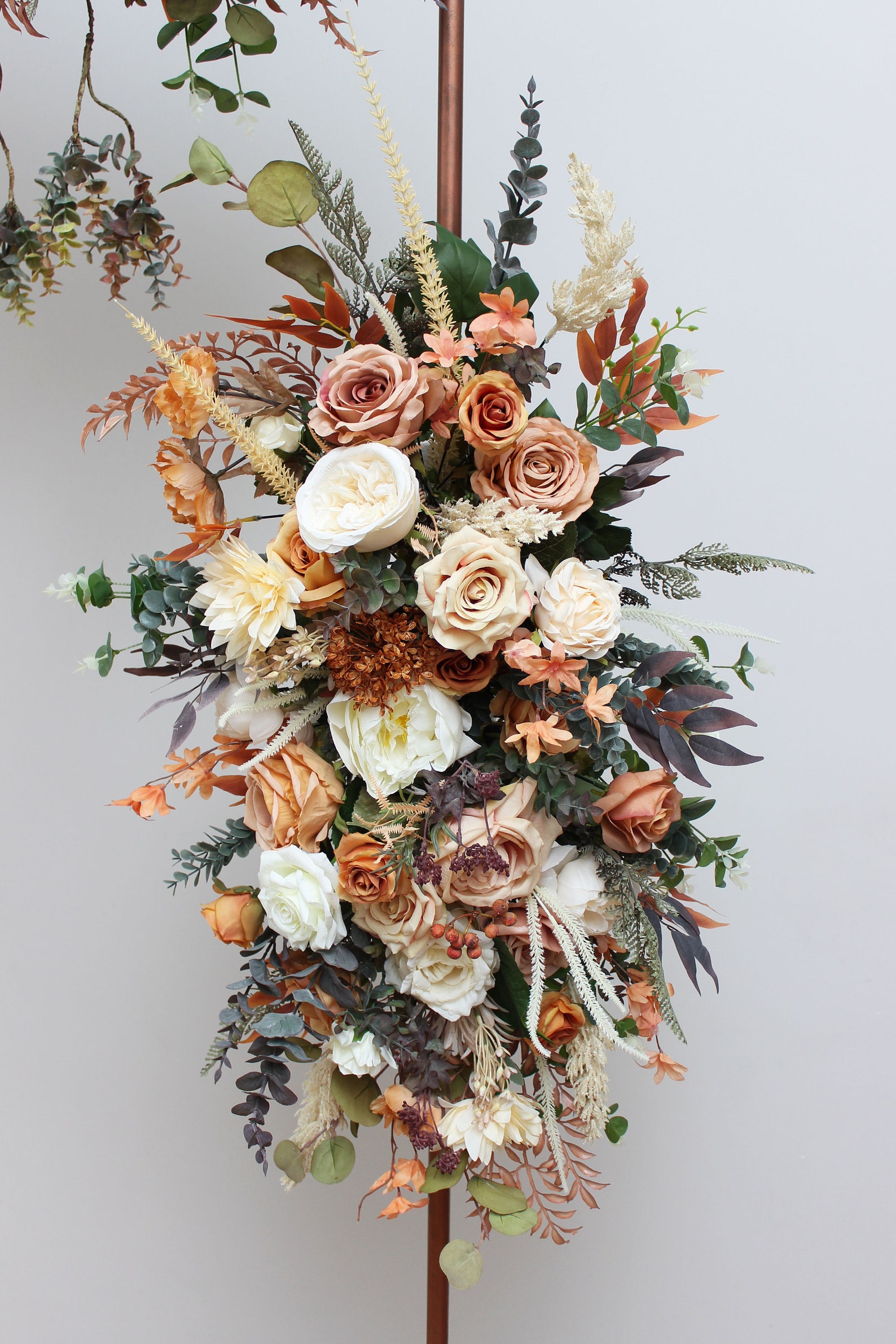 Terracotta Cream Arch Arrangement Arch Flowers Fall Wedding - Etsy