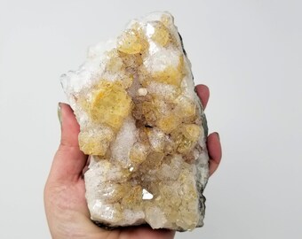 Citrine geode | Etsy