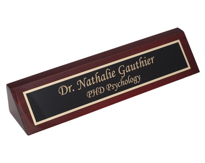 Custom Desk Name Sign, Personalized Office Name Plate for Desk ...