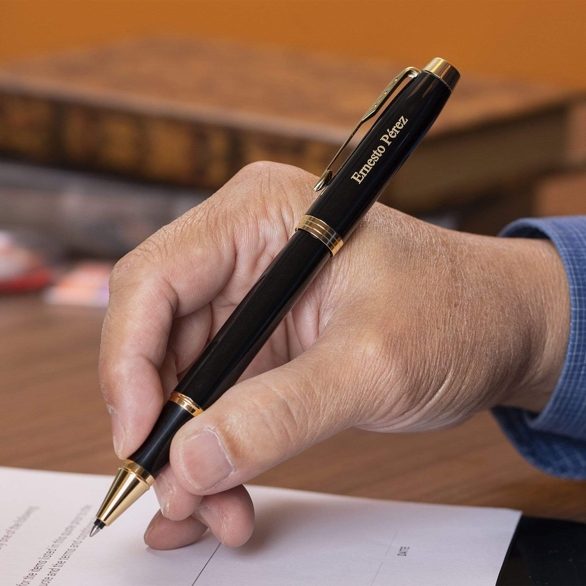 Dayspring Pens Personalized Parker IM Rollerball Pen Black | Etsy