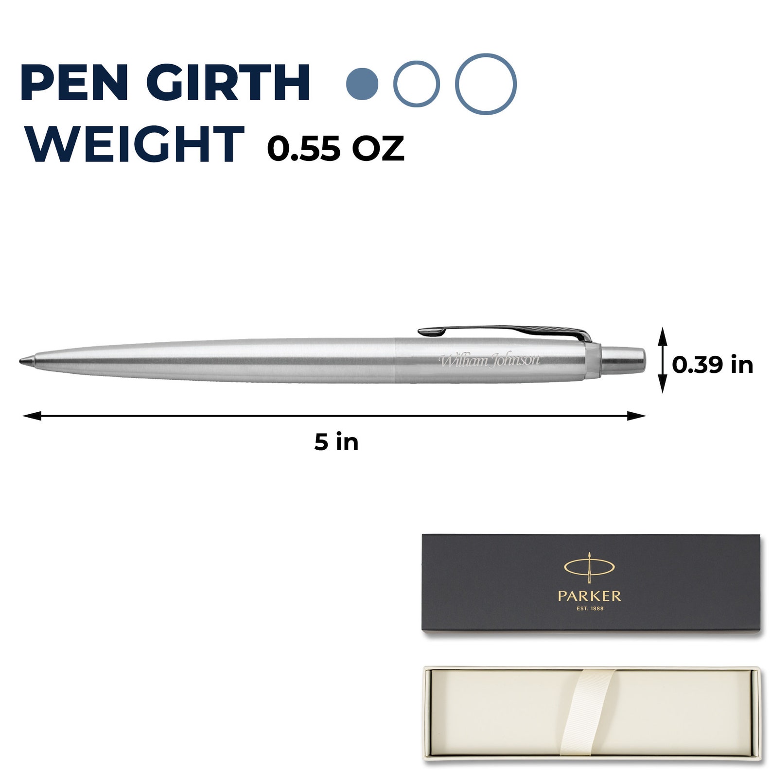 Dayspring Pens Custom Engraved Parker Jotter Gel Pen | Etsy