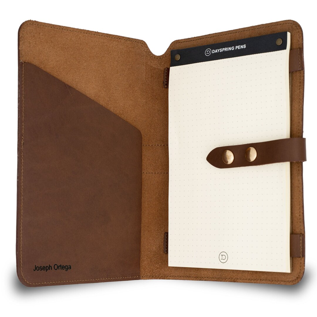 Dayspring Pens A5 Padfolio Natural Leather - Etsy