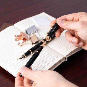 Dayspring Pens - Engraved / Personalized Alexandria Black Rollerball ...