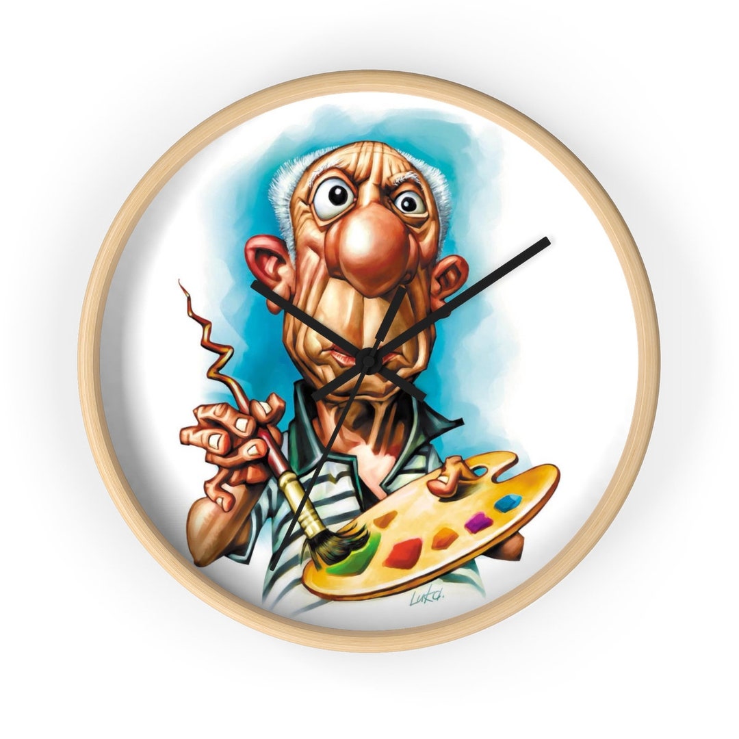 Pablo Picasso Wall Clock Funny Artist Clock for Art Students - Etsy