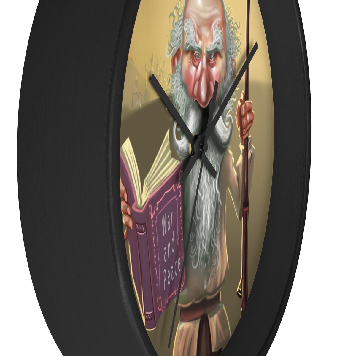 Leo Tolstoy Wall Clock Funny Literary Clock for Literature - Etsy UK