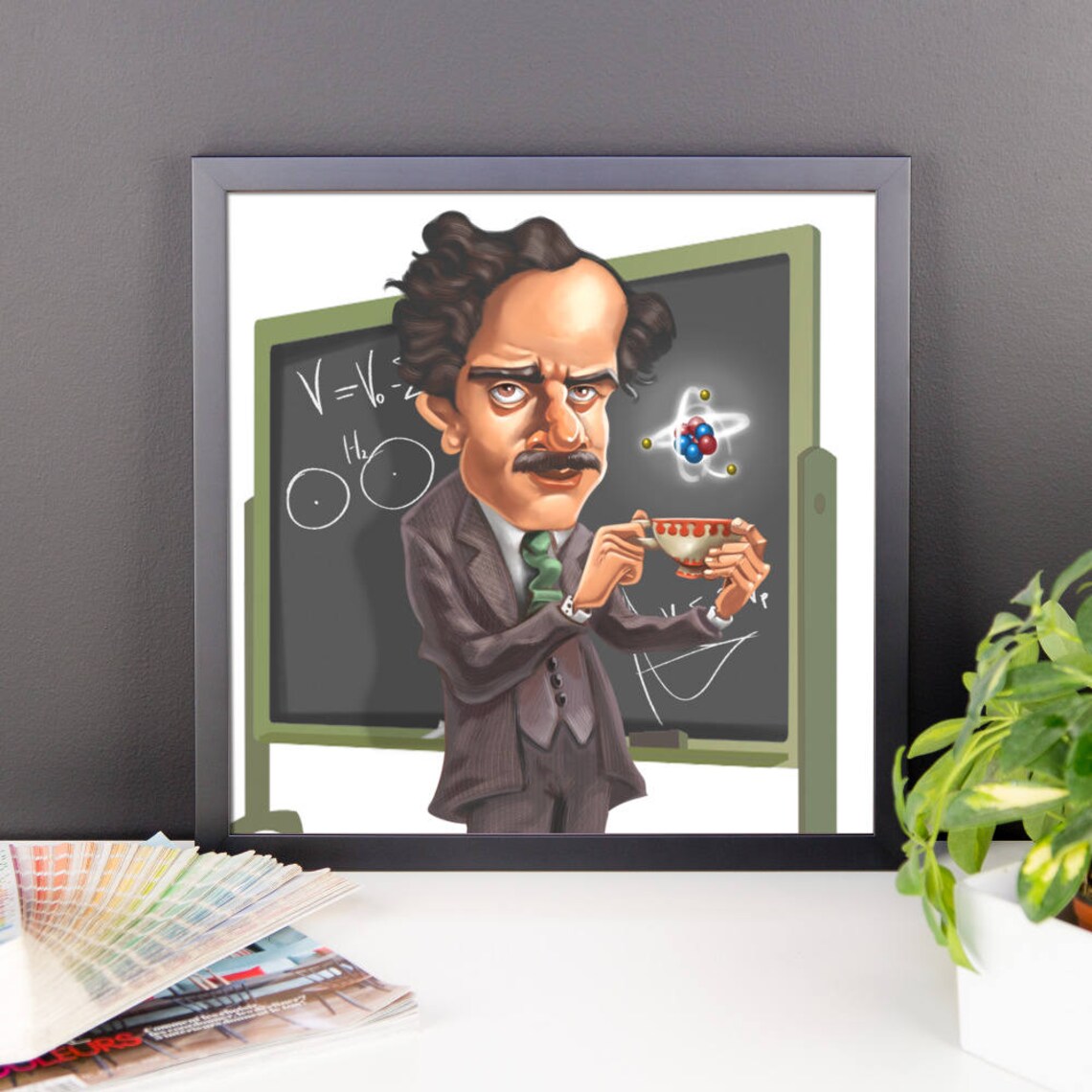 Paul Dirac Framed poster | Etsy