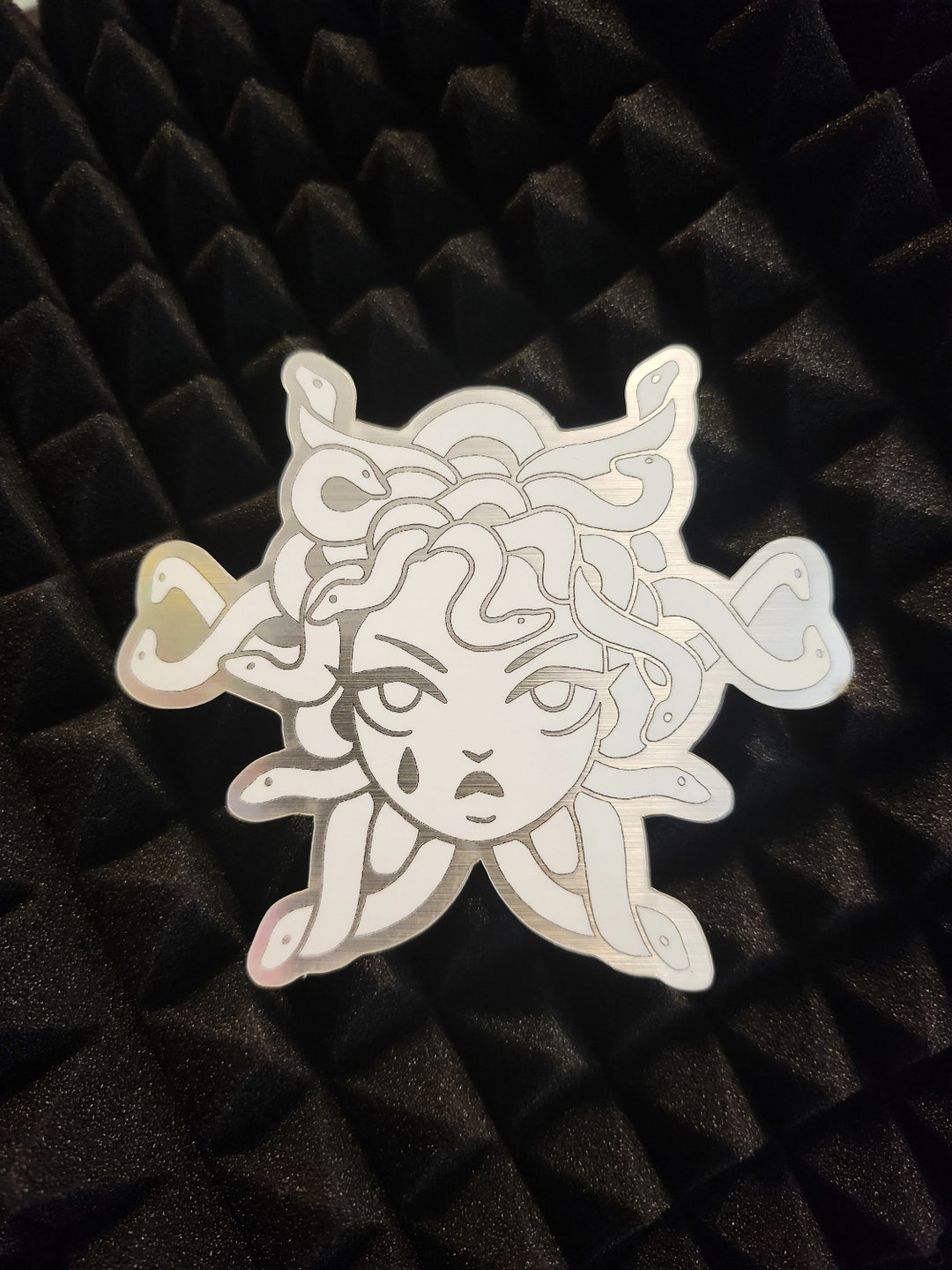 Metallic Medusa Sticker - Etsy
