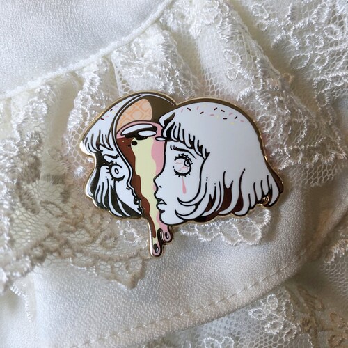 Drip Enamel Pin - Etsy