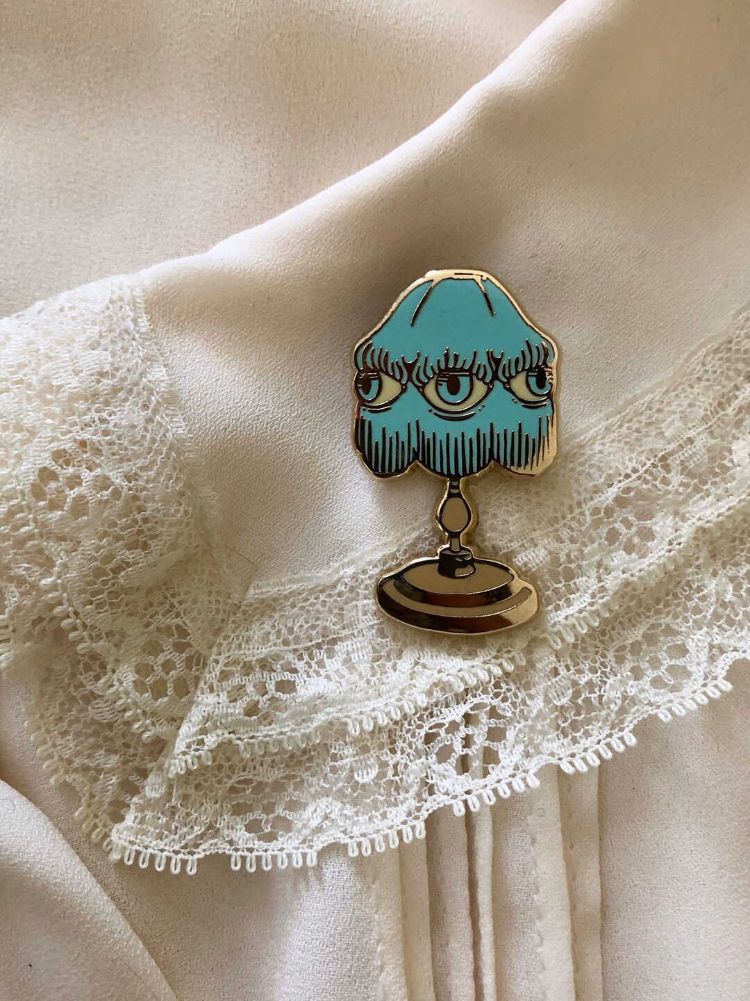 Lamp Enamel Pin - Etsy