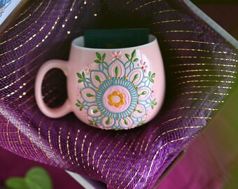Henna Design Mug - Etsy