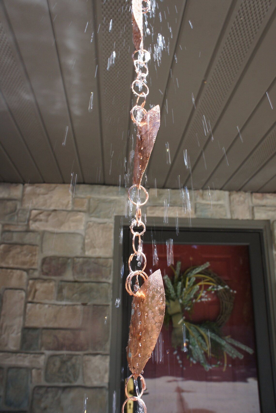 Angel Wings Copper Rain Chain - Etsy