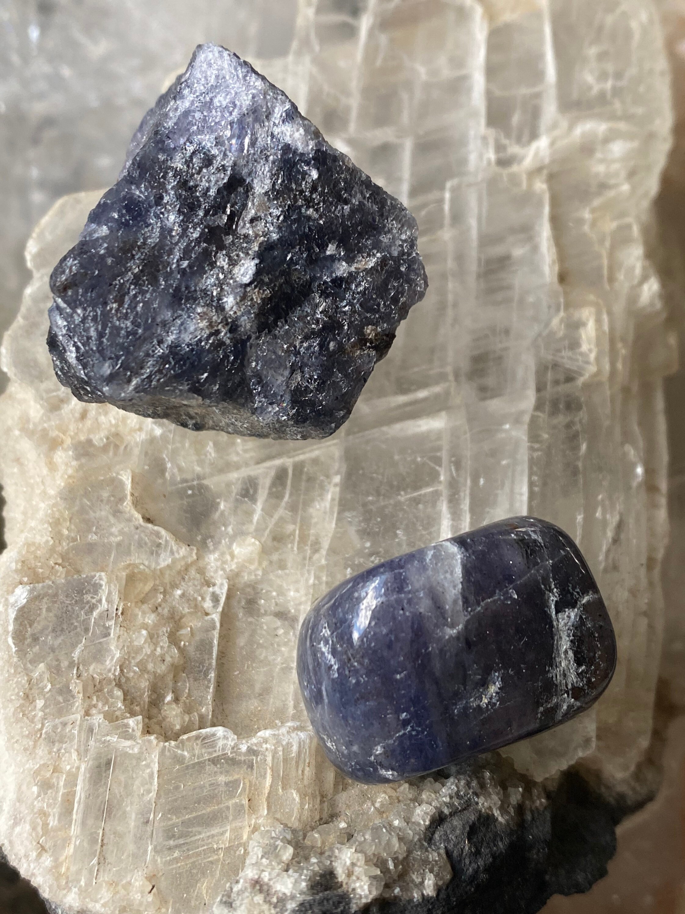 Iolite Stone/raw or Tumbled/psychic Gifts/intuition/inner - Etsy