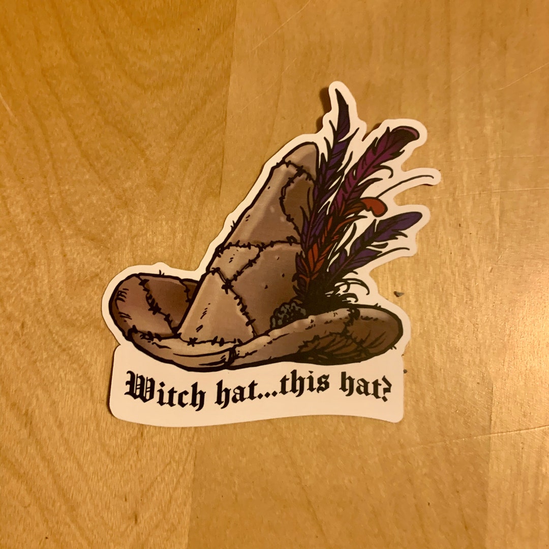 What We Do in the Shadows Vinyl Sticker or Magnet - Laszlo - "witch Hat ...