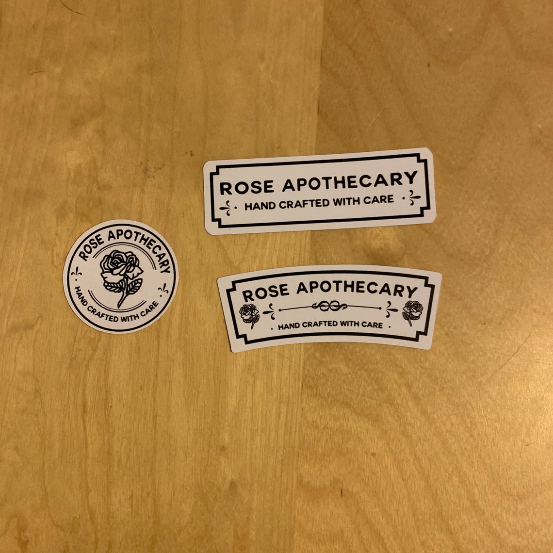 Apothecary Labels- Set of 3 Labels or Magnets - White, Vinyl - Etsy
