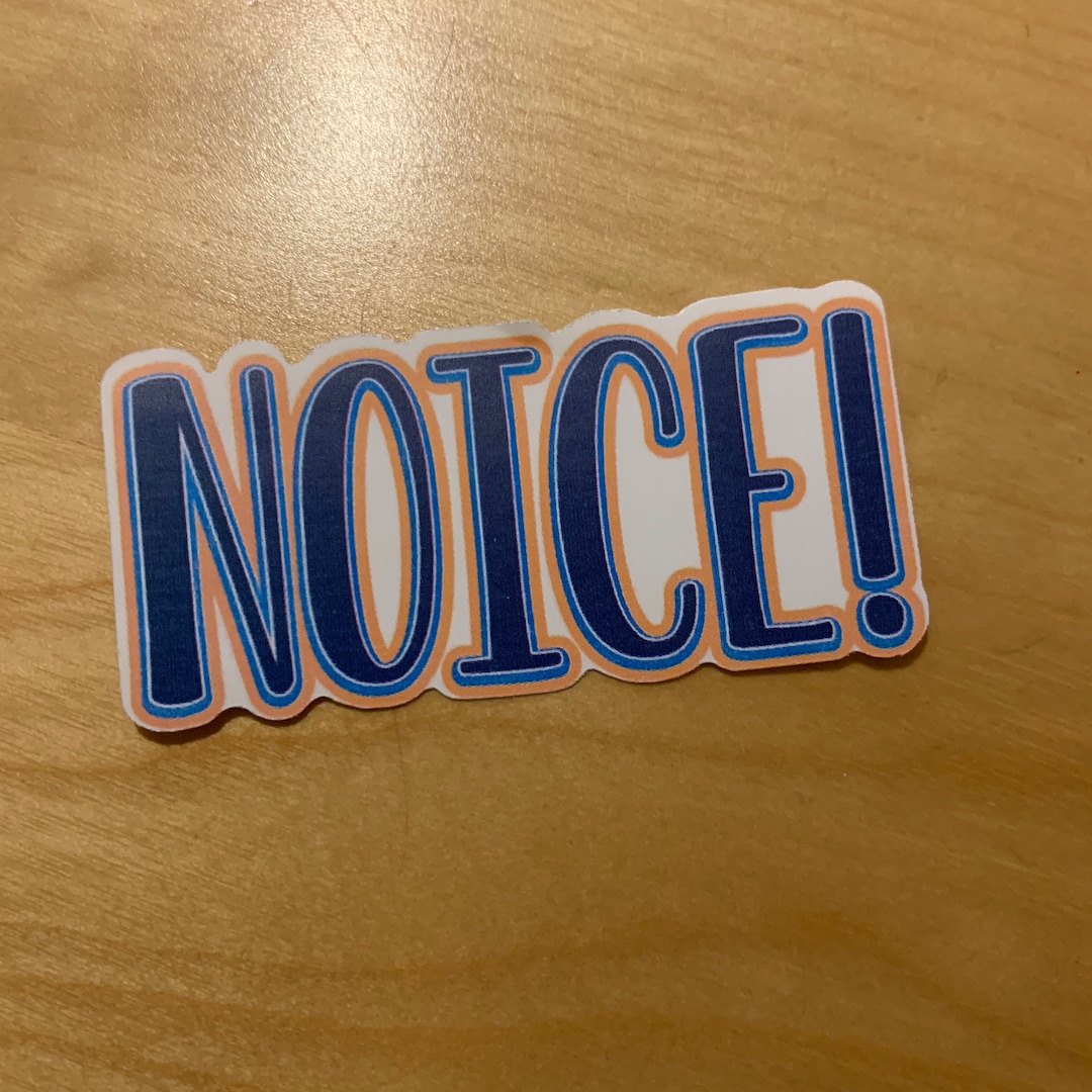 Brooklyn 99 Vinyl Sticker or Magnet - Noice! - Etsy
