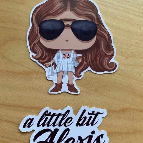 A Little Bit Alexis Set of 2 Alexis Rose Stickers or Magnets - Etsy