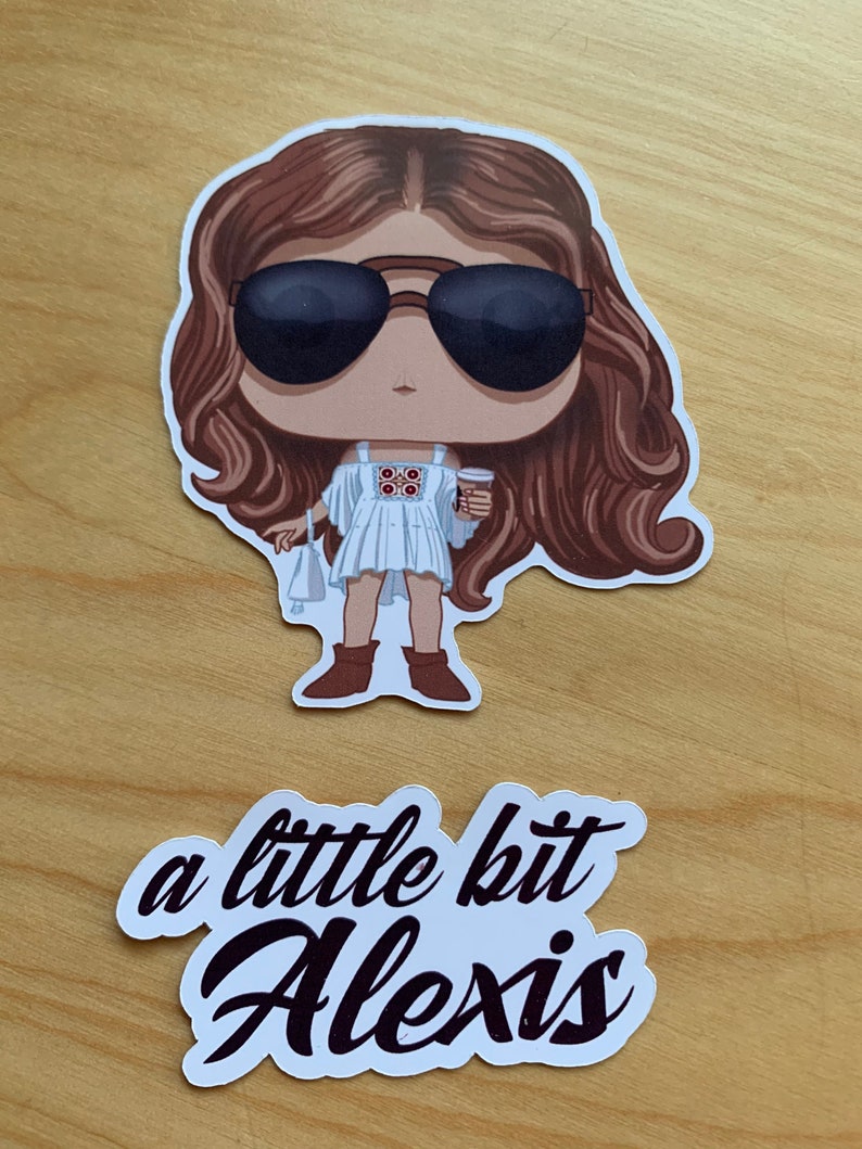 A Little Bit Alexis Set of 2 Alexis Rose Stickers or Magnets - Etsy