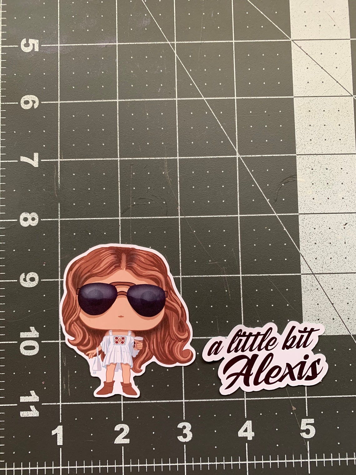 A Little Bit Alexis Set of 2 Alexis Rose Stickers or Magnets | Etsy