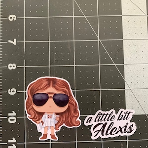 A Little Bit Alexis - Set of 2 Alexis Rose Stickers or Magnets - Etsy