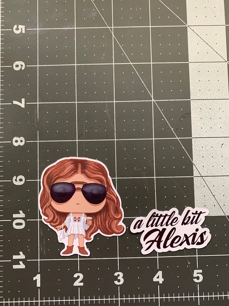 A Little Bit Alexis Set of 2 Alexis Rose Stickers or Magnets - Etsy