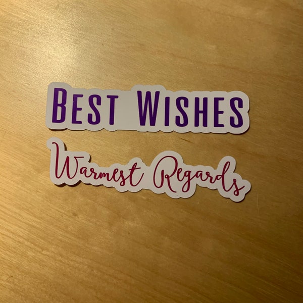 Buy Best Wishes Stickers Online In India - Etsy India