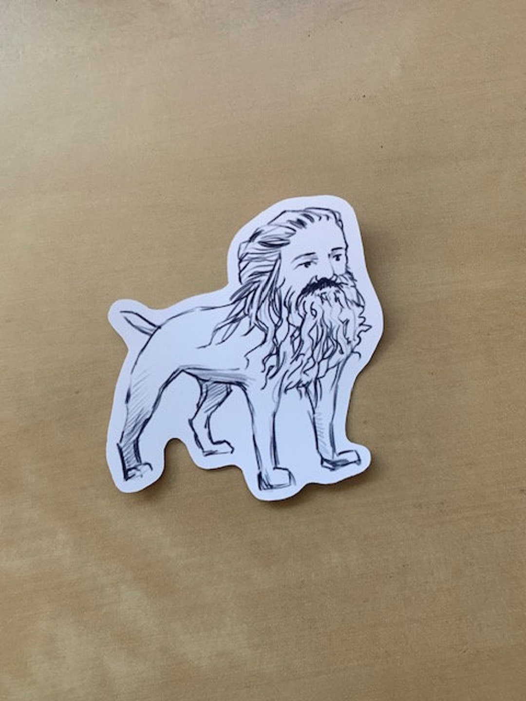 OFMD Blackbeard Dog Sticker or Magnet - Etsy