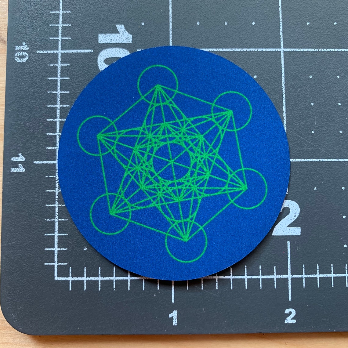 Set of 6 - Colorful Metatrons Cube Vinyl Stickers or Magnets - 2" - Etsy