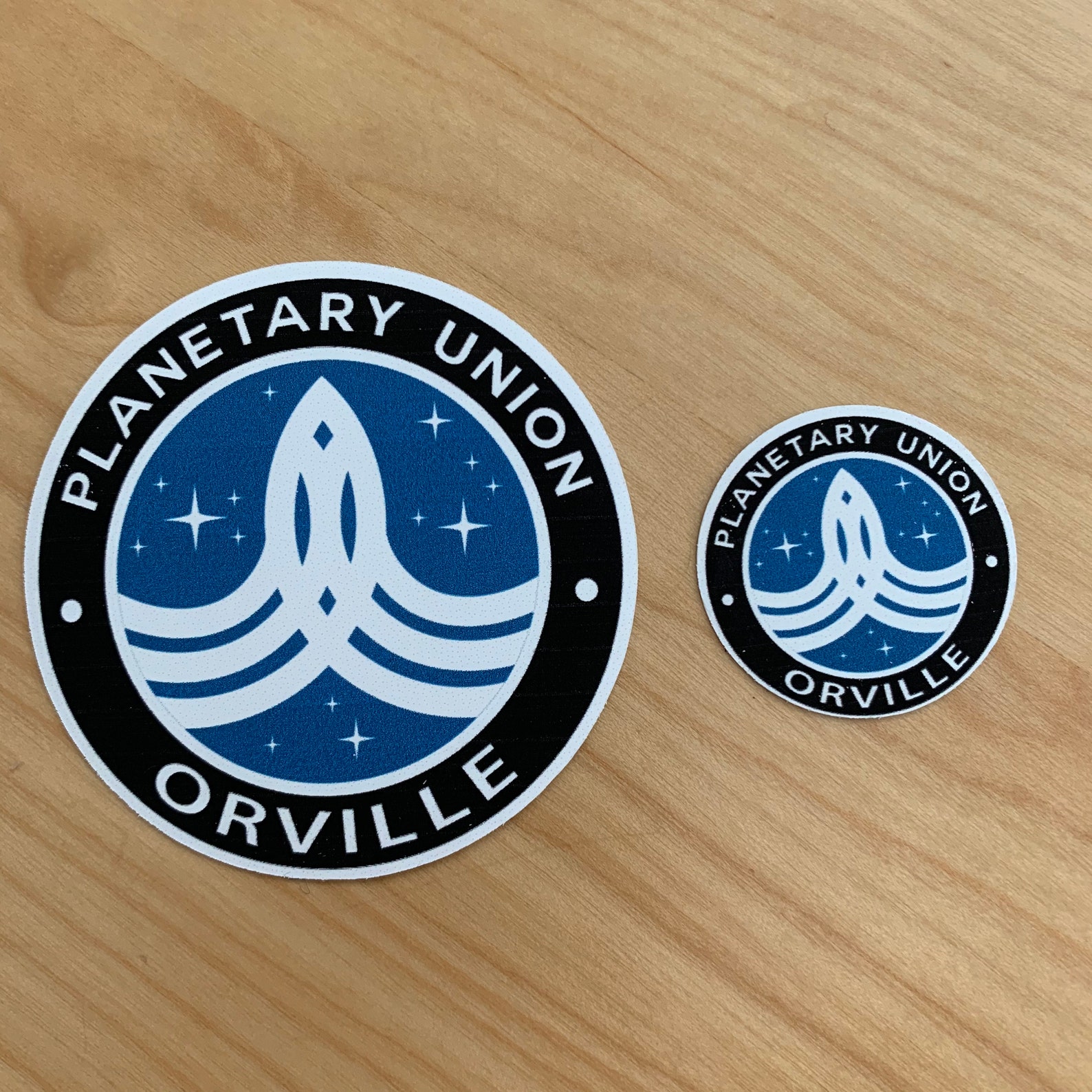 The Orville Set of 2 Planetary Union Logo Vinyl Stickers or - Etsy