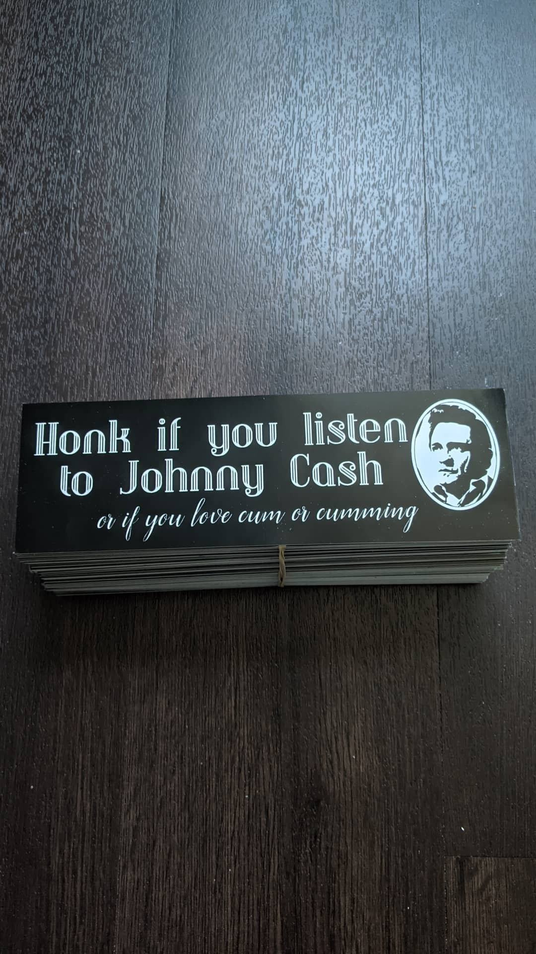 Buy Johnny Cash Bumper Sticker Online in India - Etsy