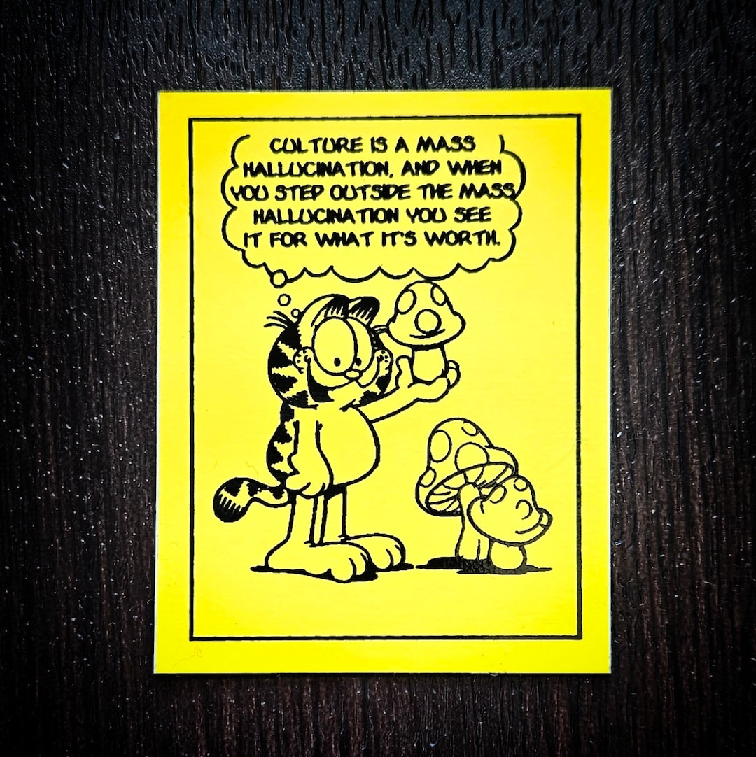 Culture is a Mass Hallucination Sticker - Etsy