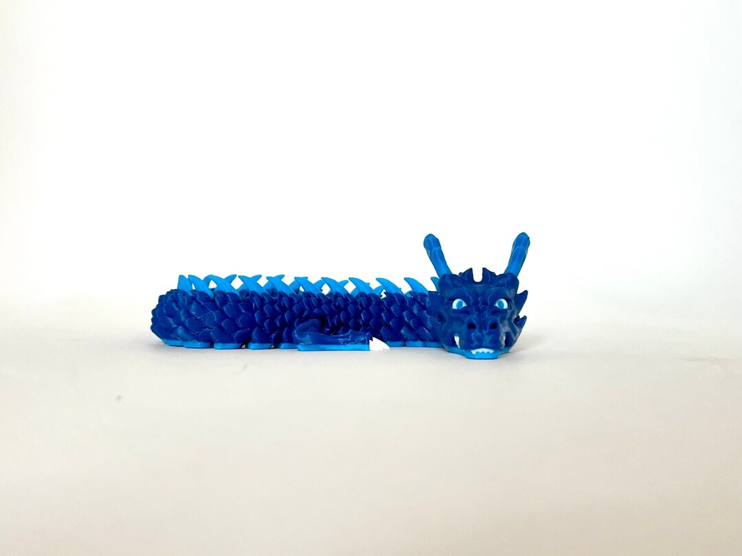 Multi-color Articulated Spike Dragon Flexi Desk Toy - Etsy